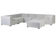 Garden Corner Sofa with Ottoman 7 Seater AREZZO Right Hand Modular ...