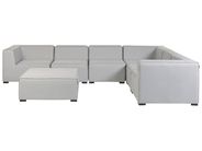 Garden Corner Sofa with Ottoman 7 Seater AREZZO Right Hand Modular ...