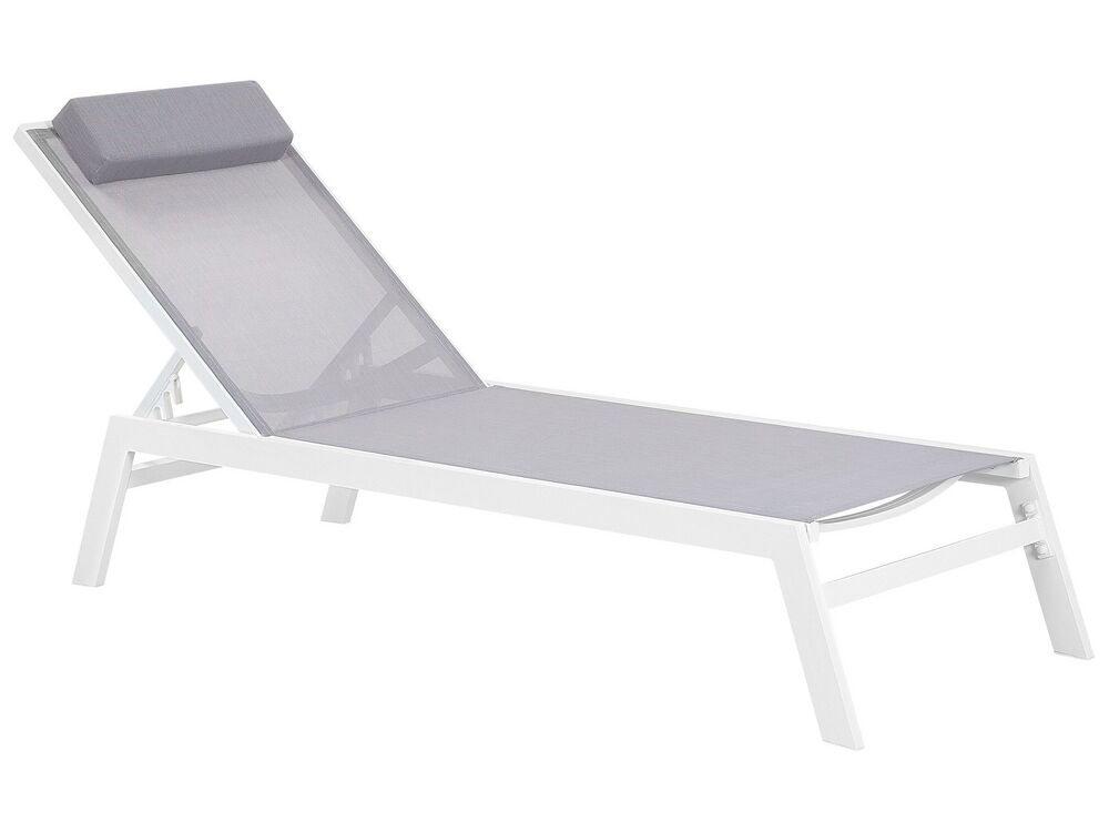 Liggestol PORTOFINO Metal Sort | Beliani.dk