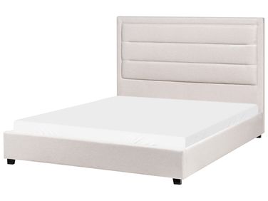 Vandseng ROUEN 140 x 200 cm Lys Beige | Beliani.dk