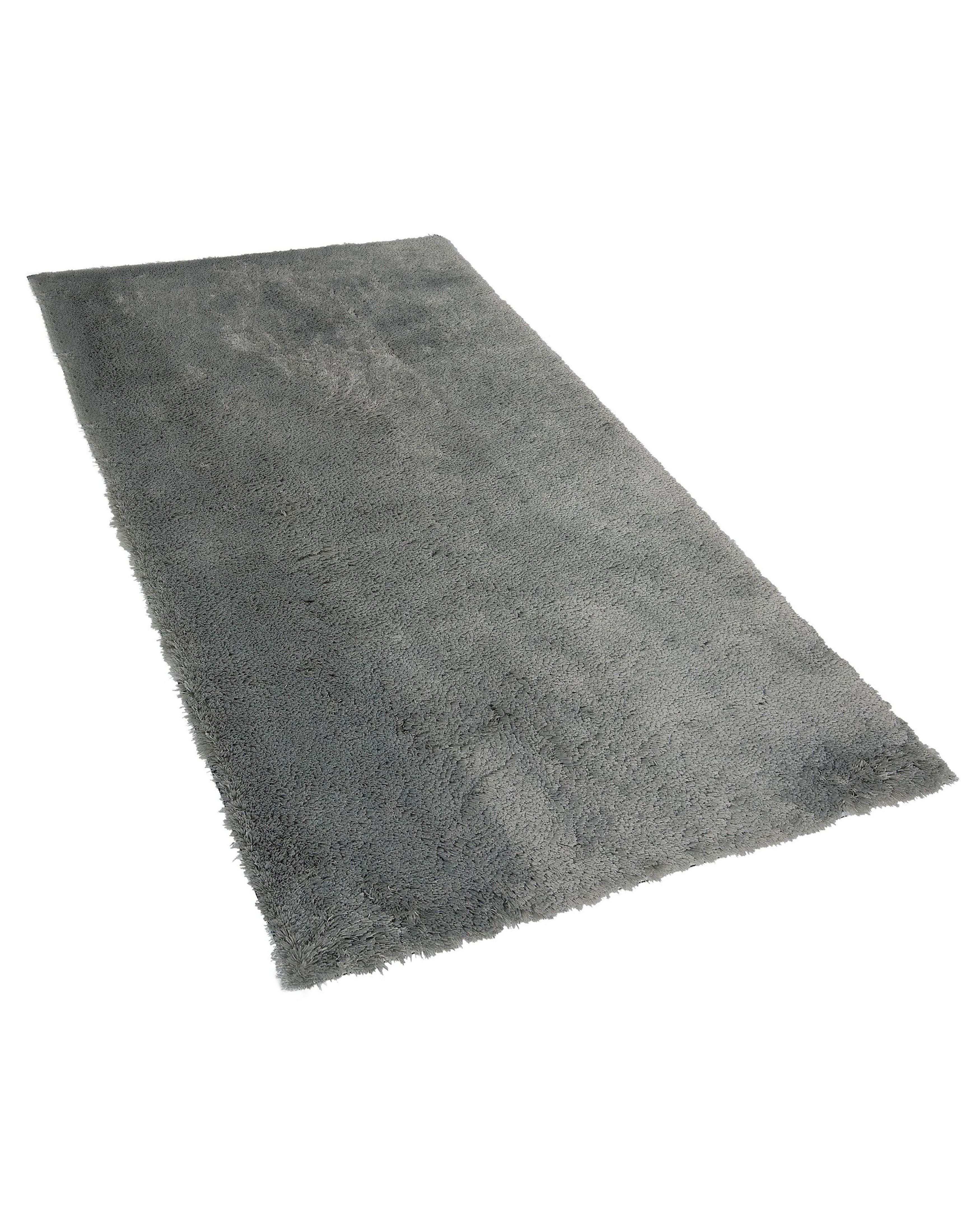 Shaggy Rug EVREN Light Grey 80 x 150 cm | Beliani.co.uk