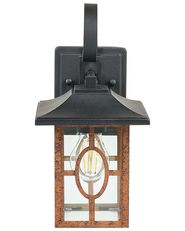 Outdoor Wall Light SHAGGIE 35 cm Brown | Beliani.co.uk