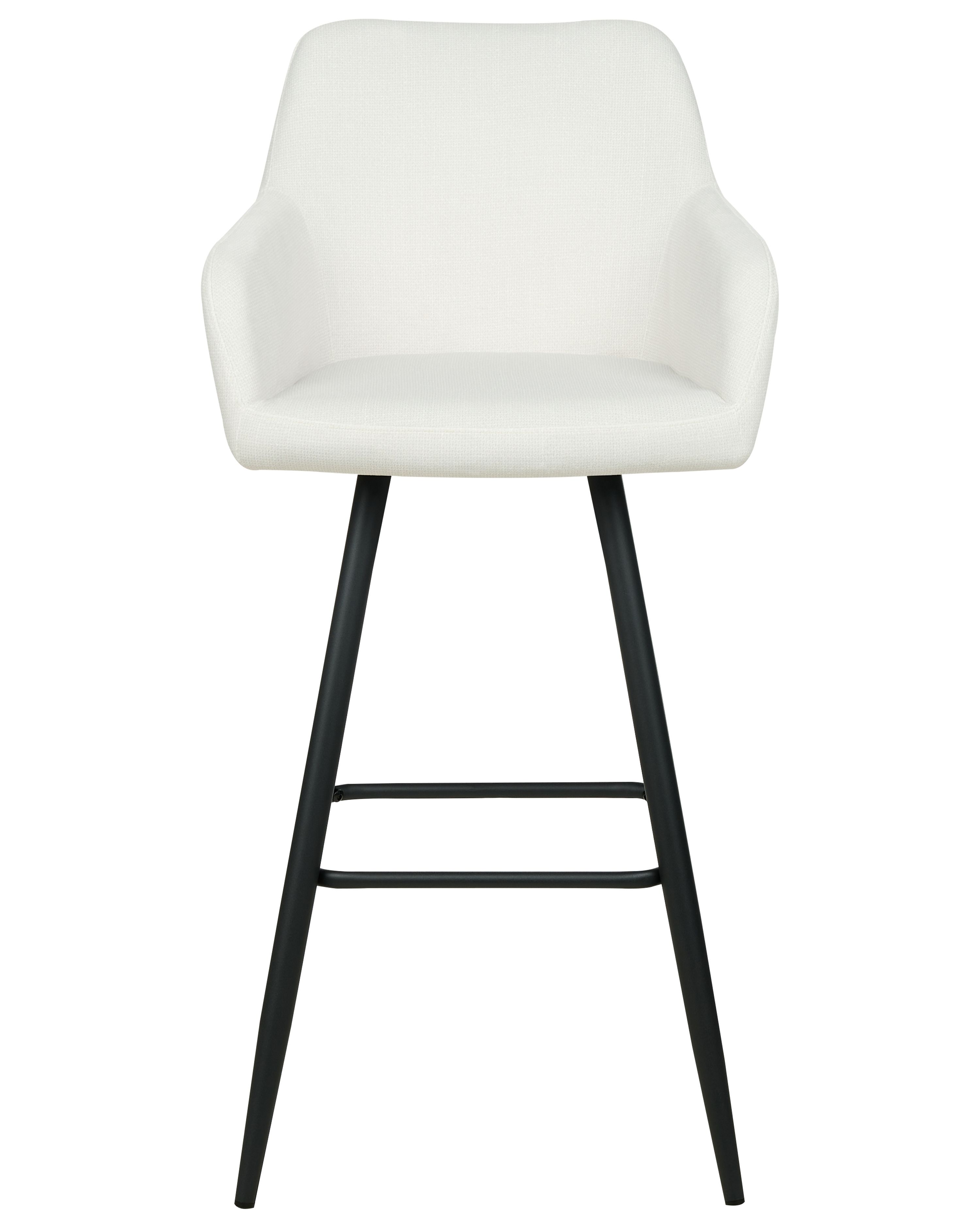 Set med 2 barstolar CASMALIA Sammet Off-white | Beliani.se