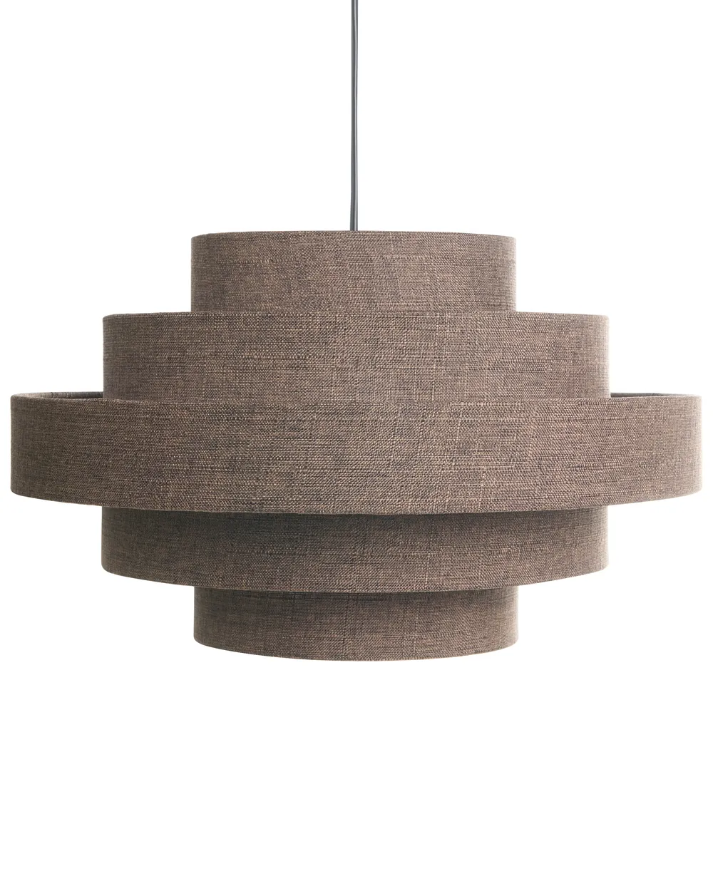 Pendant Lamp EREBATO Linen Brown | Beliani.se