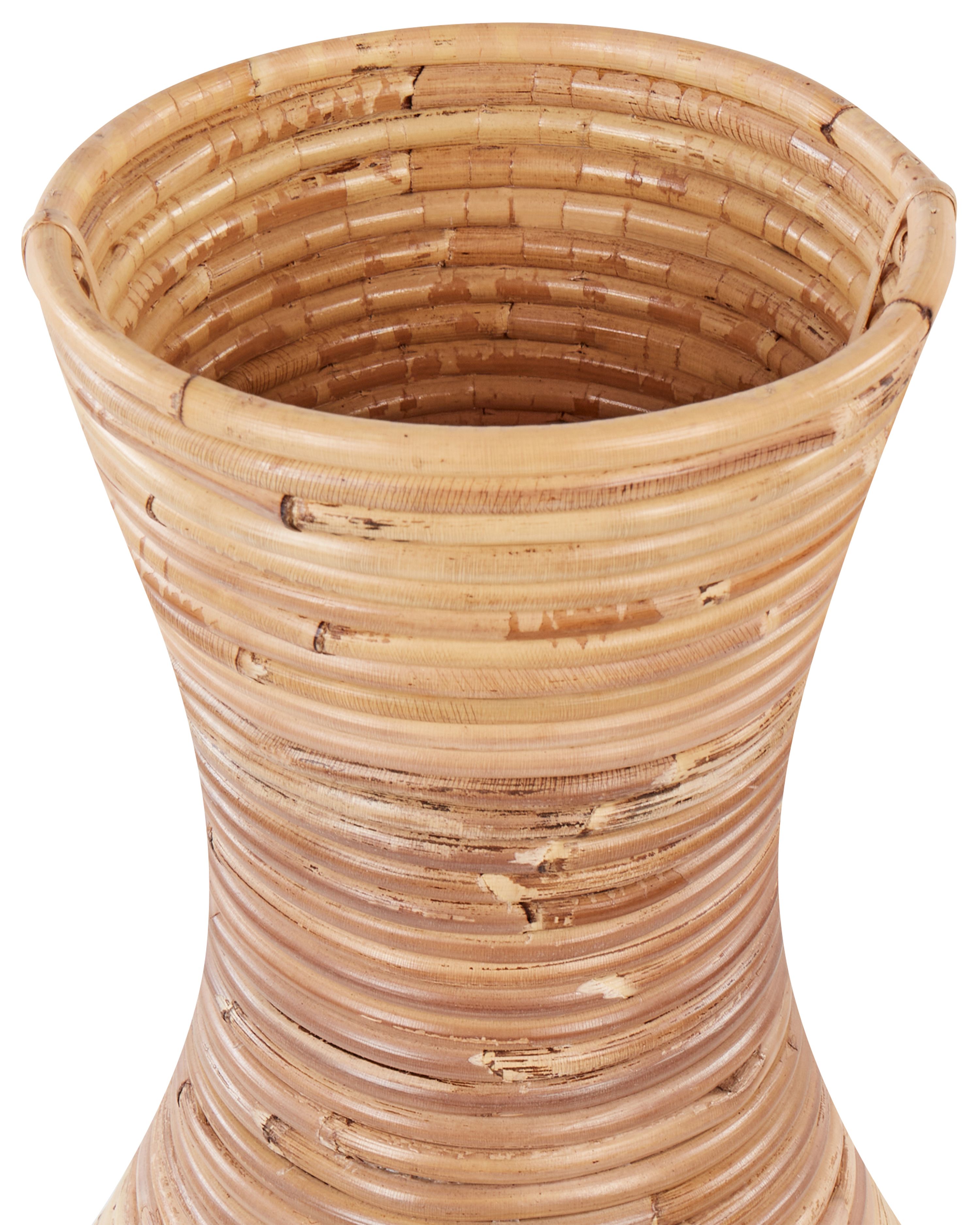 Vase décoratif TRINISA Rotin 70 cm Naturel | Beliani.fr