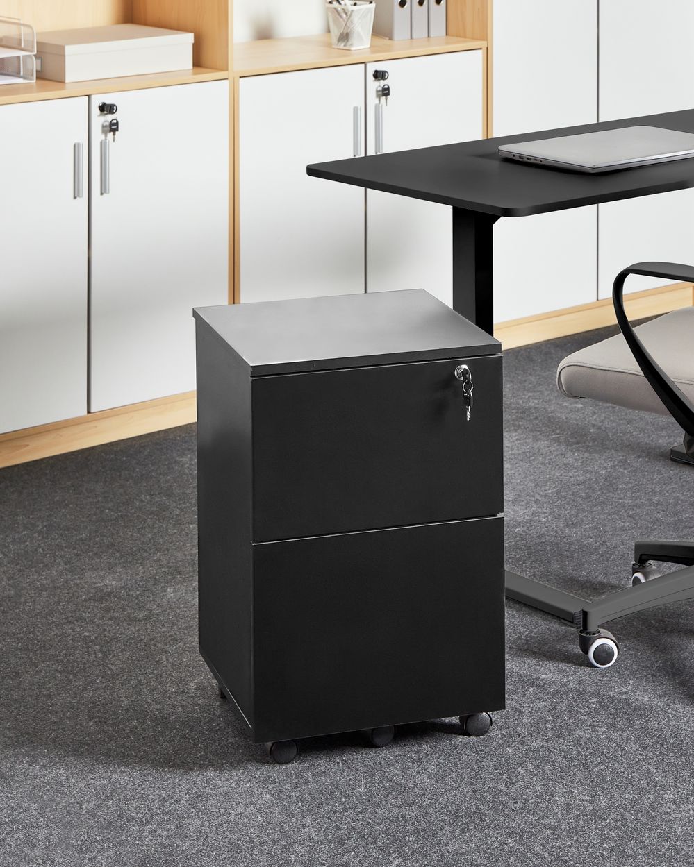 Raumteiler 4-teilig RIDANNA Dunkelbraun 163 cm 170 cm | Beliani.at