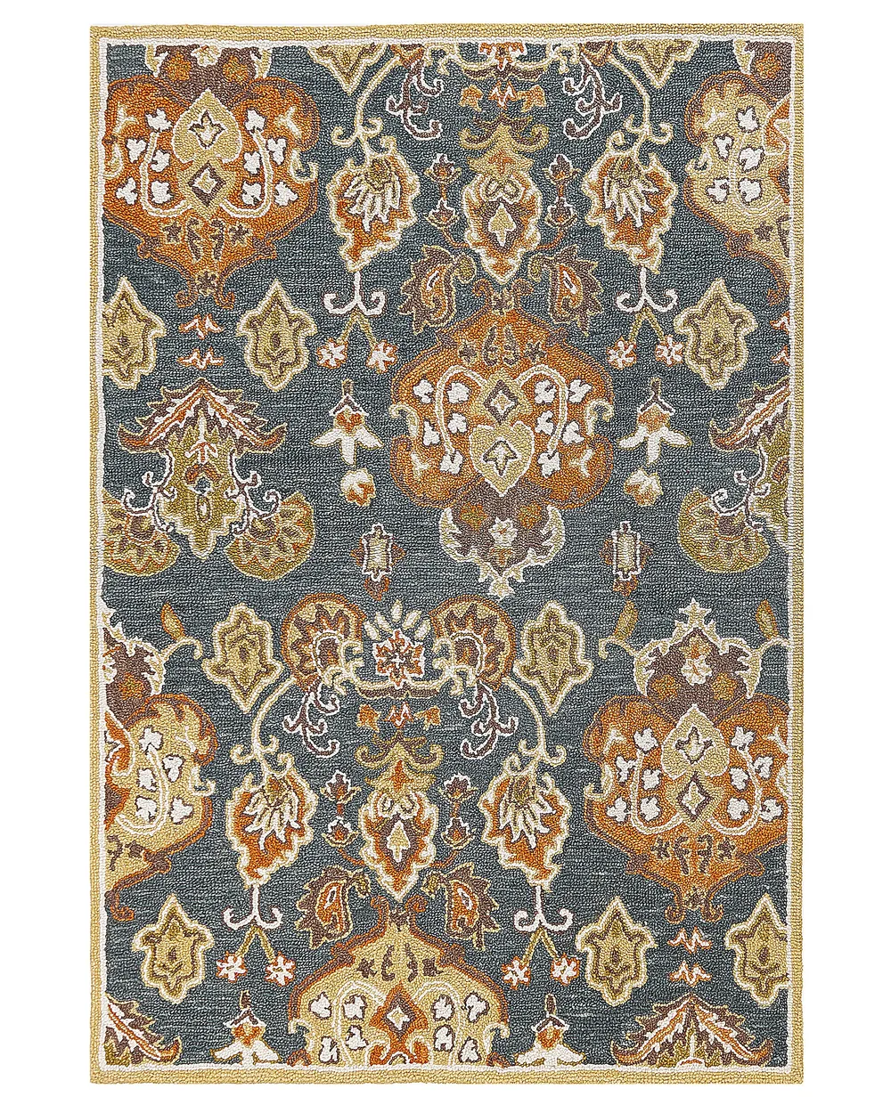 Rug YOMRA Multicolour 200 x 200 cm Wool | Beliani.co.uk