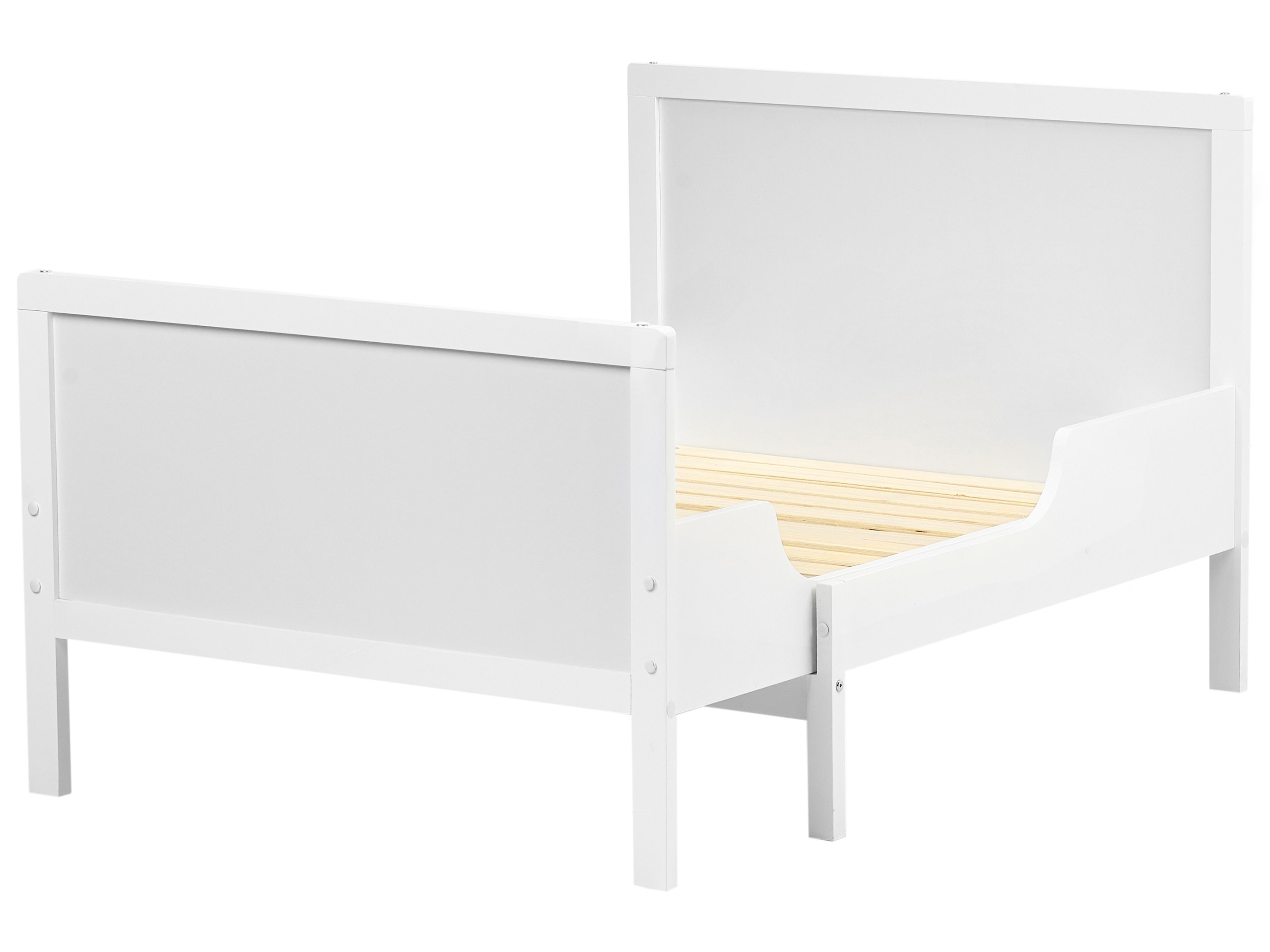 Extendable Kids Bed Pine Wood MONTIGNY 90 x 200 cm (EU Single) White ...