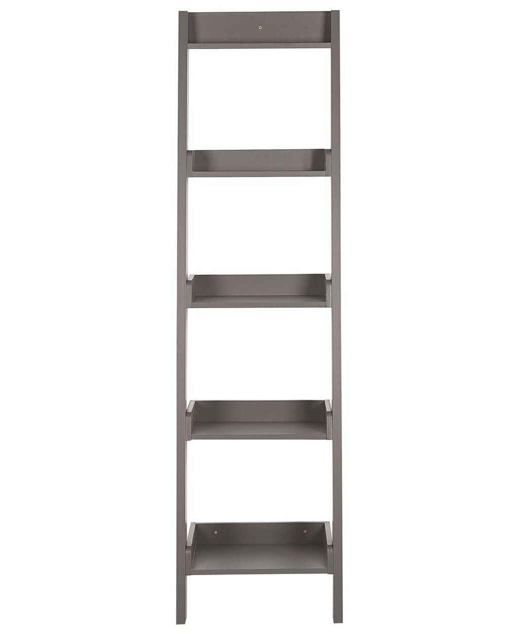 Ladder Shelf Grey MOBILE DUO Beliani