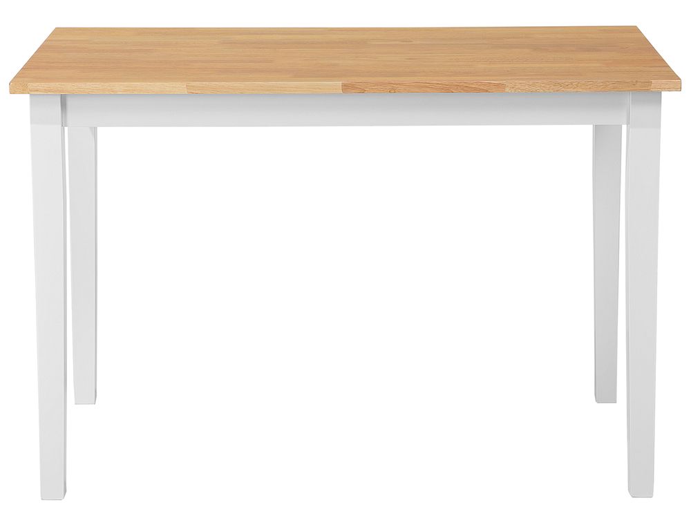 White and natural dining table store