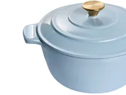 7 Piece Cast Iron Set FERRANO Light Blue | Beliani.es