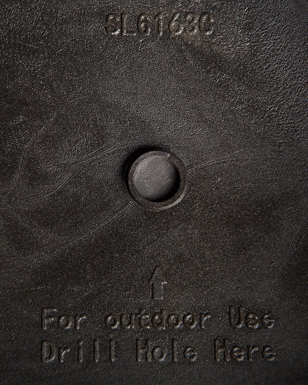 Plant Pot GAZA 30 cm Dark Brown | Beliani.co.uk