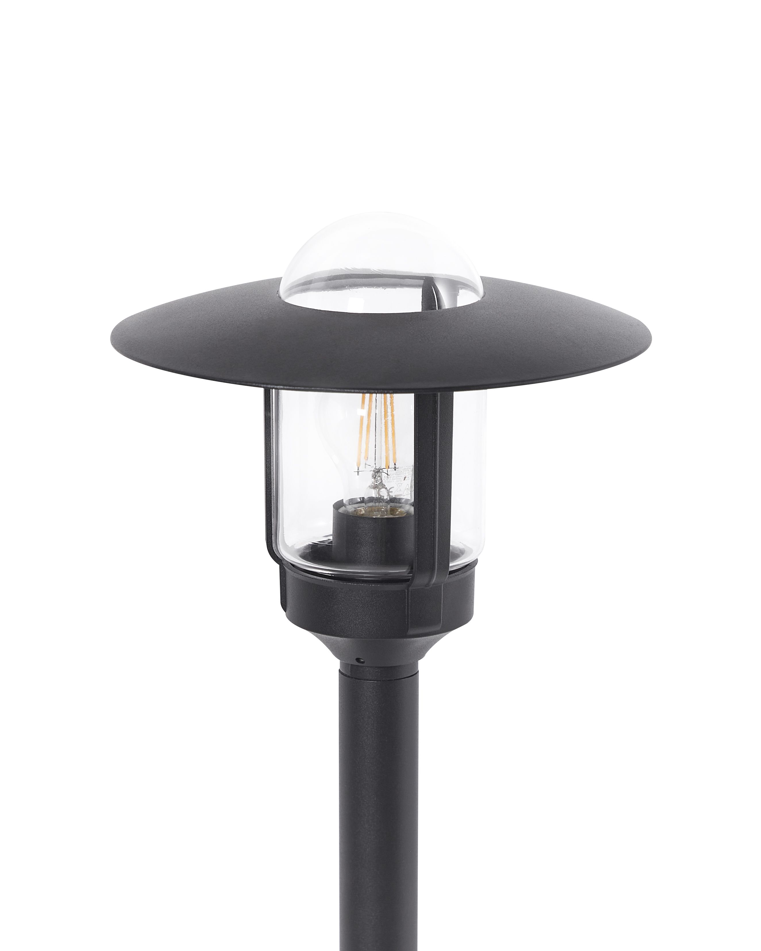 Outdoor Bollard Lamp Black TIZU | Beliani.co.uk
