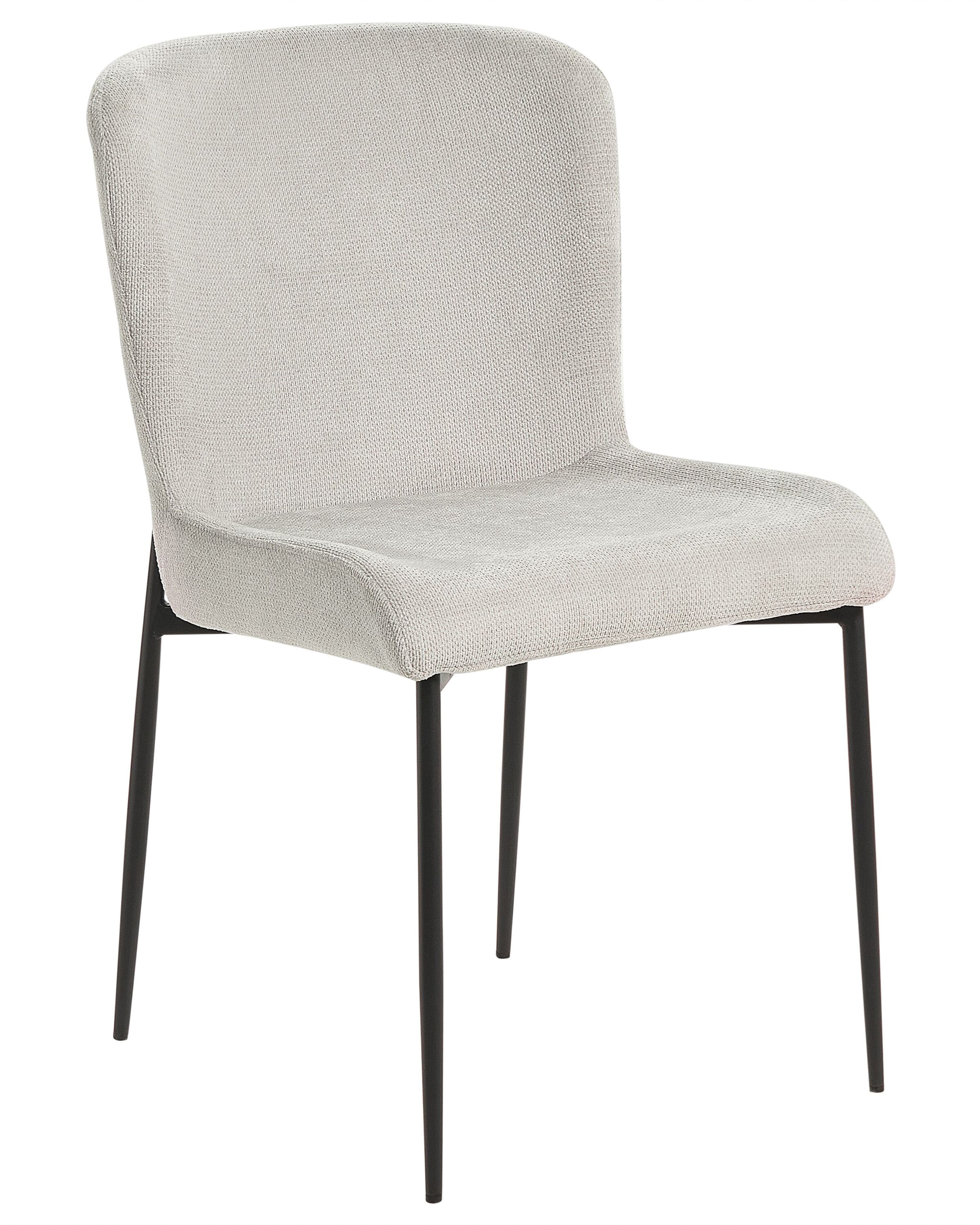 Set of 2 Dining Chairs ADA Light Grey | Beliani.co.uk