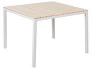 Garden Dining Table PRATO 95 cm 95 cm Beige | Beliani.co.uk