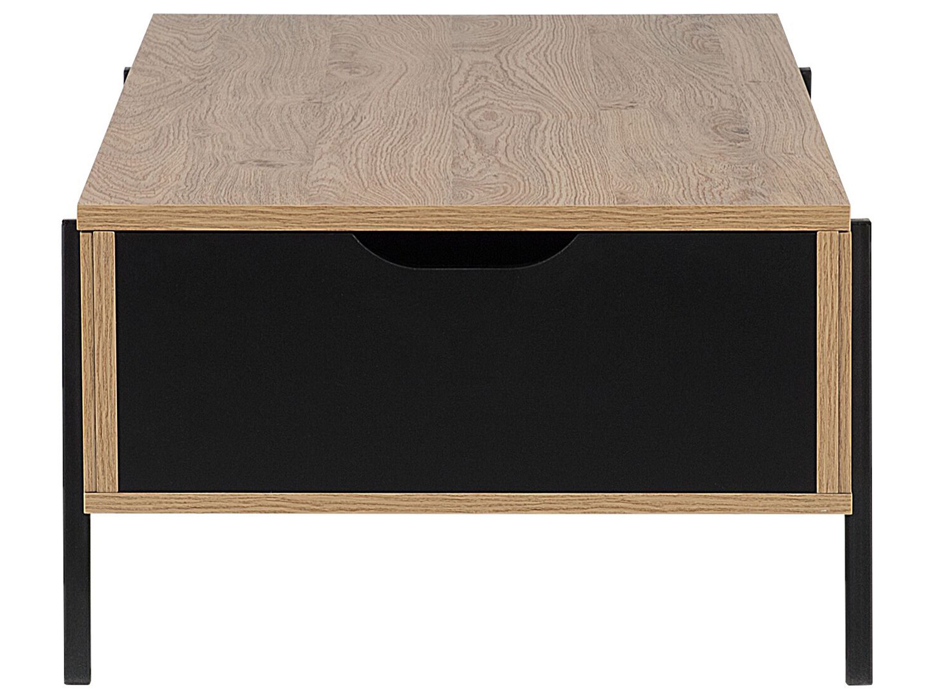 Coffee Table Chipboard Wood-like Light Wood BLACKPOOL | Beliani.co.uk