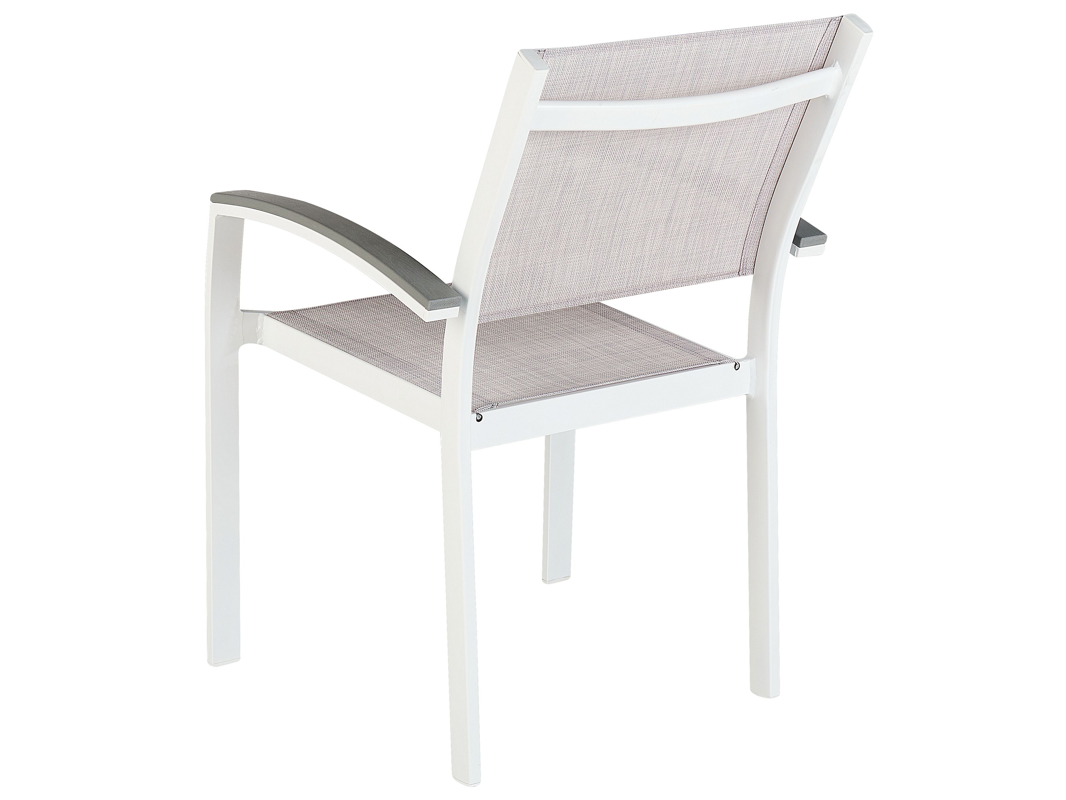 Garden Dining Set 8 Seater PERETA Metal Grey | Beliani.co.uk