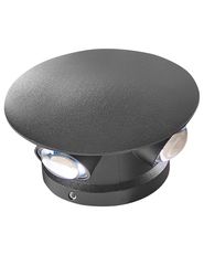 Set of 2 Outdoor LED Wall Lights MAURICE Black | Beliani.co.uk