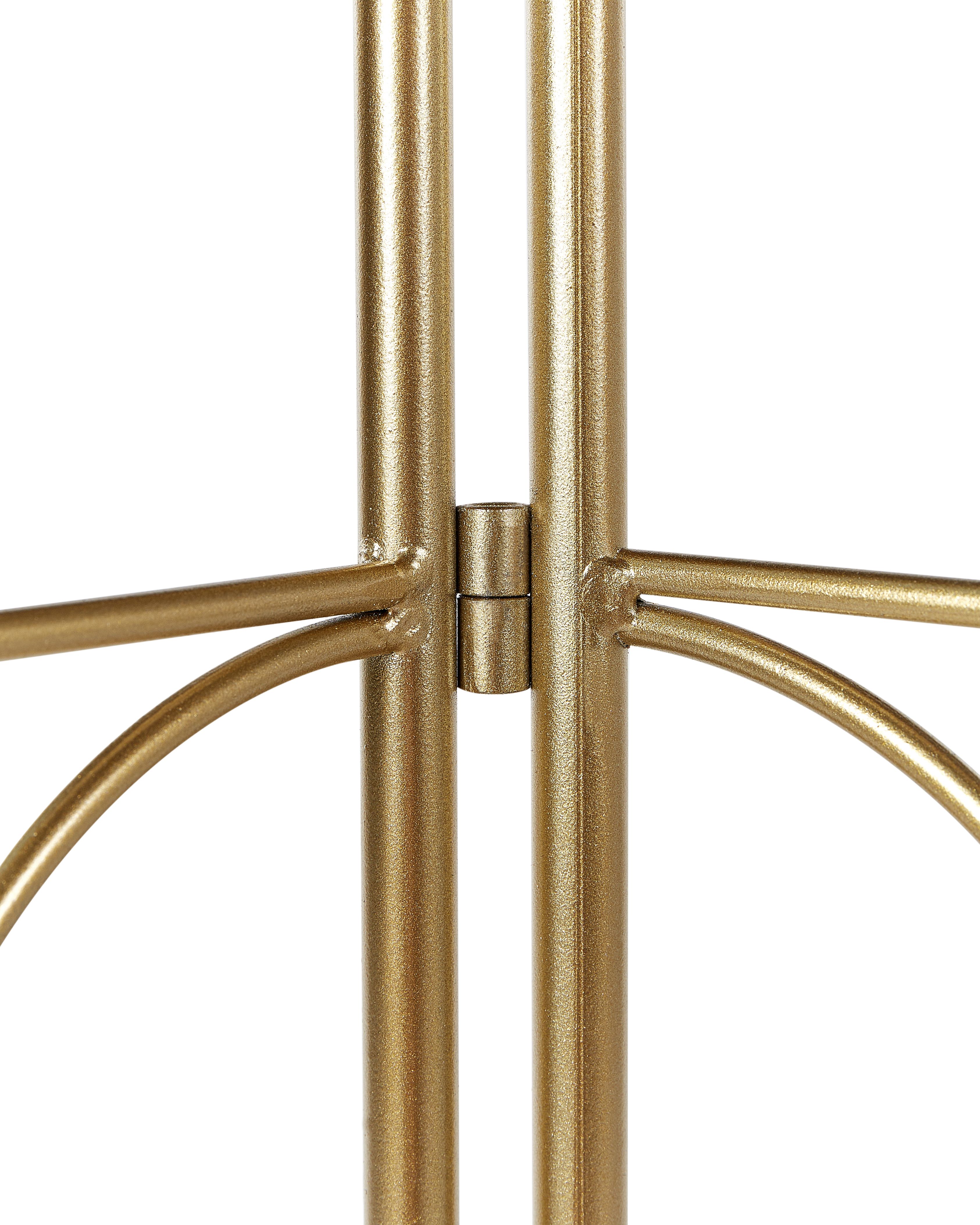3 Panel Room Divider TURANIA Gold 100 cm 170 cm | Beliani.co.uk