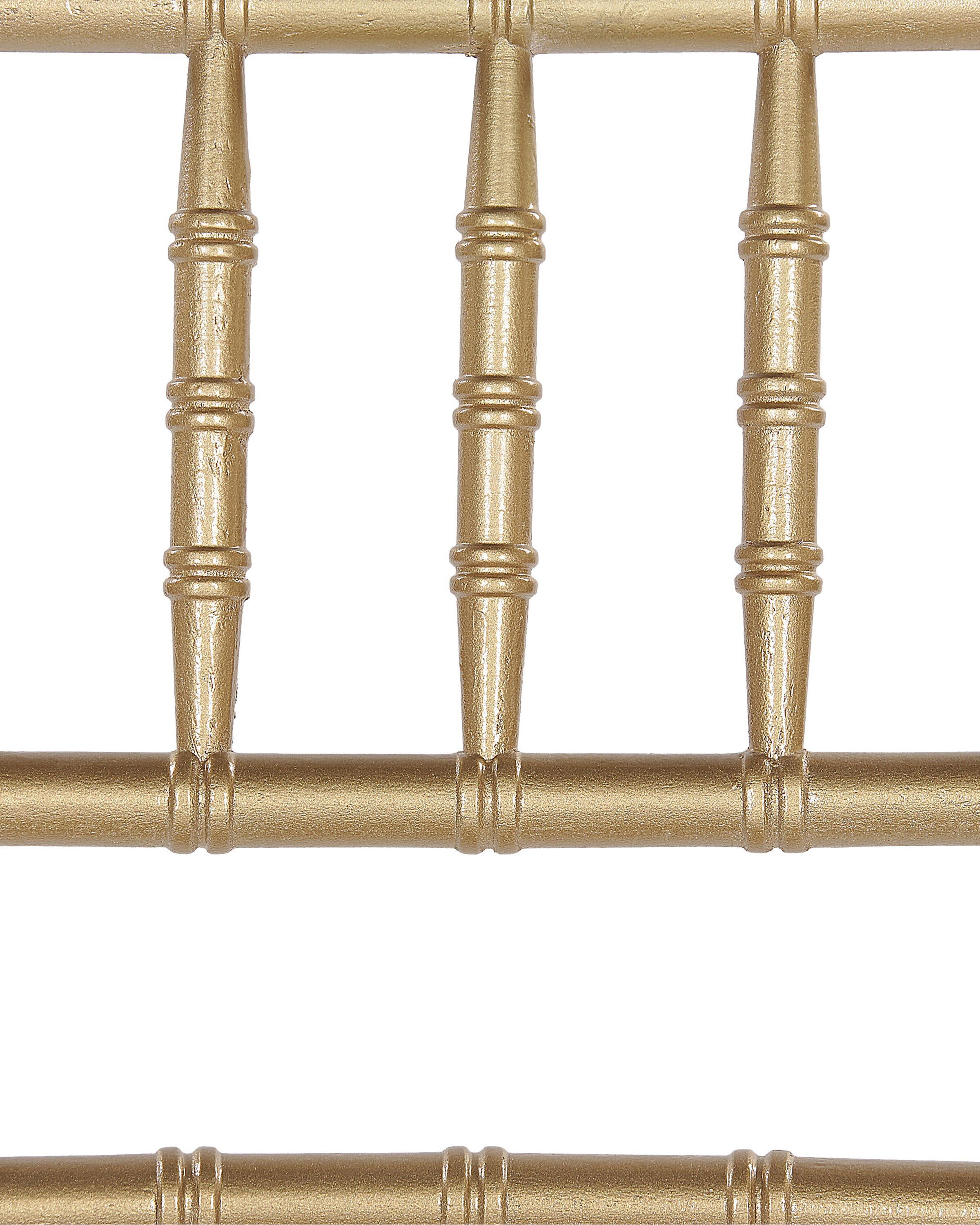 Esszimmerstuhl 4er Set klappbar MACHIAS Buchenholz Gold | Beliani.at