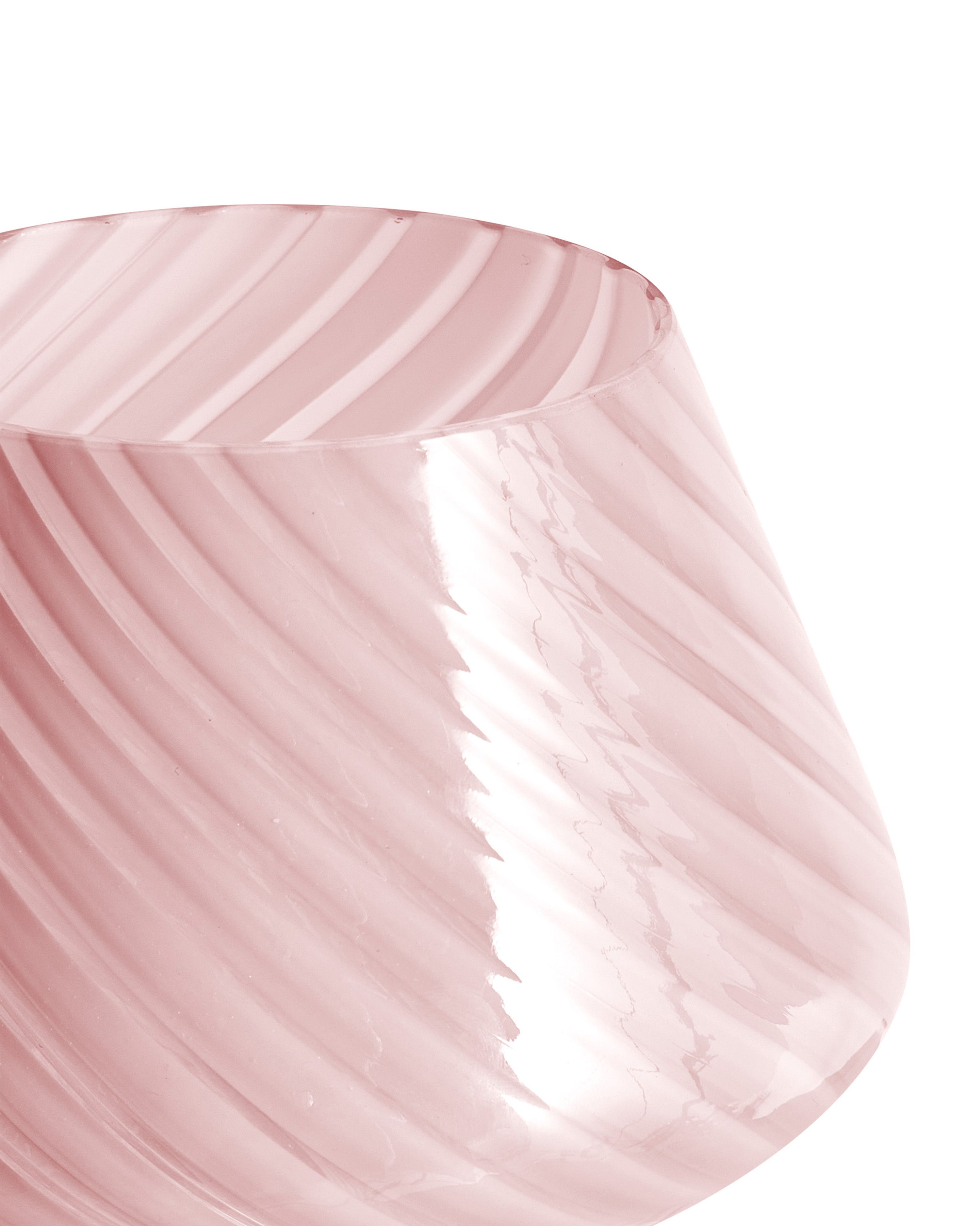 Glass Table Lamp Pink LOBO | Beliani.co.uk