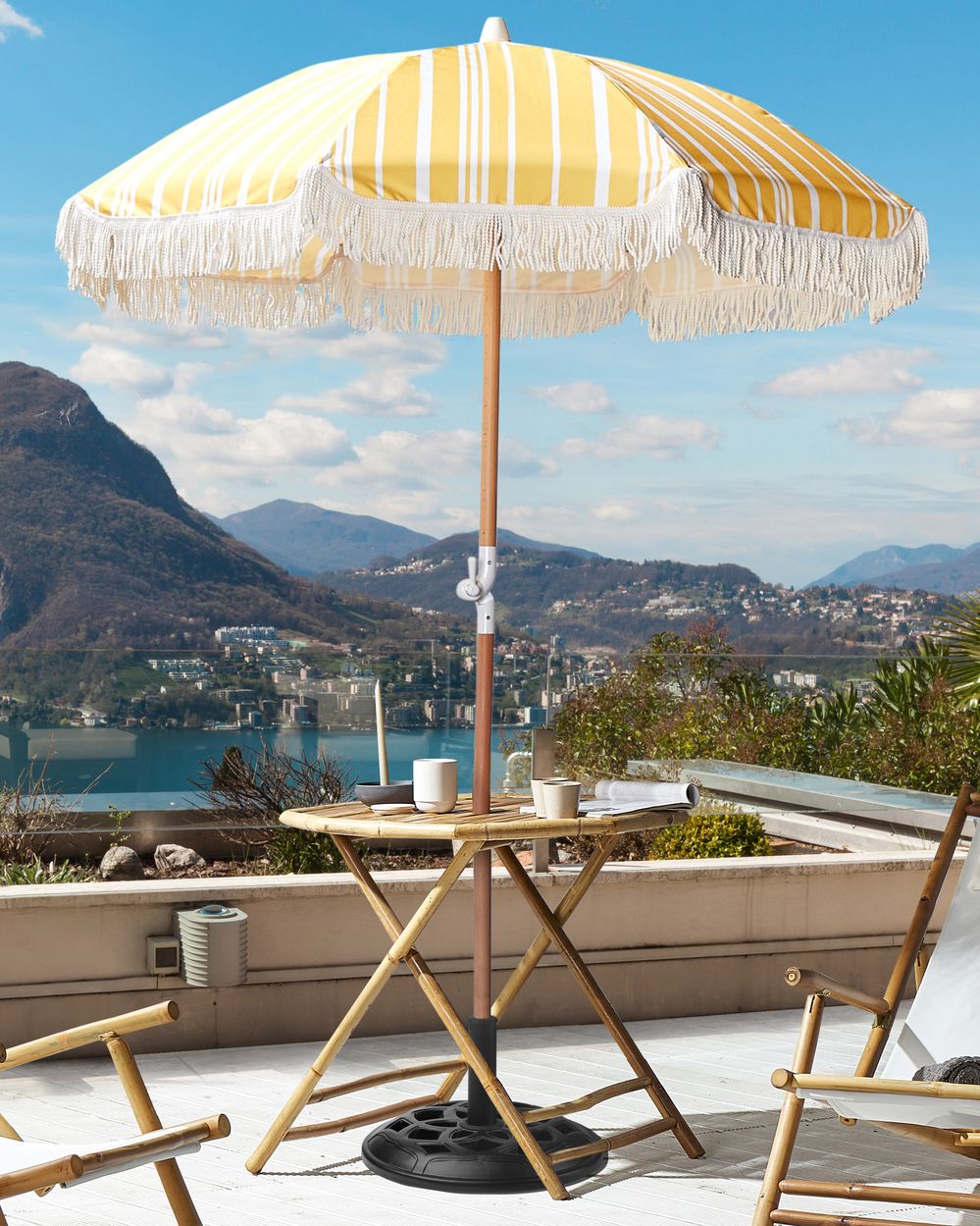 Set van 2 inklapbare ligstoelen ANZIO met vervangende hoezen Abstract ...