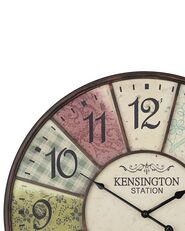 Wall Clock BOSWIL 59 cm Metal Multicolour | Beliani.co.uk