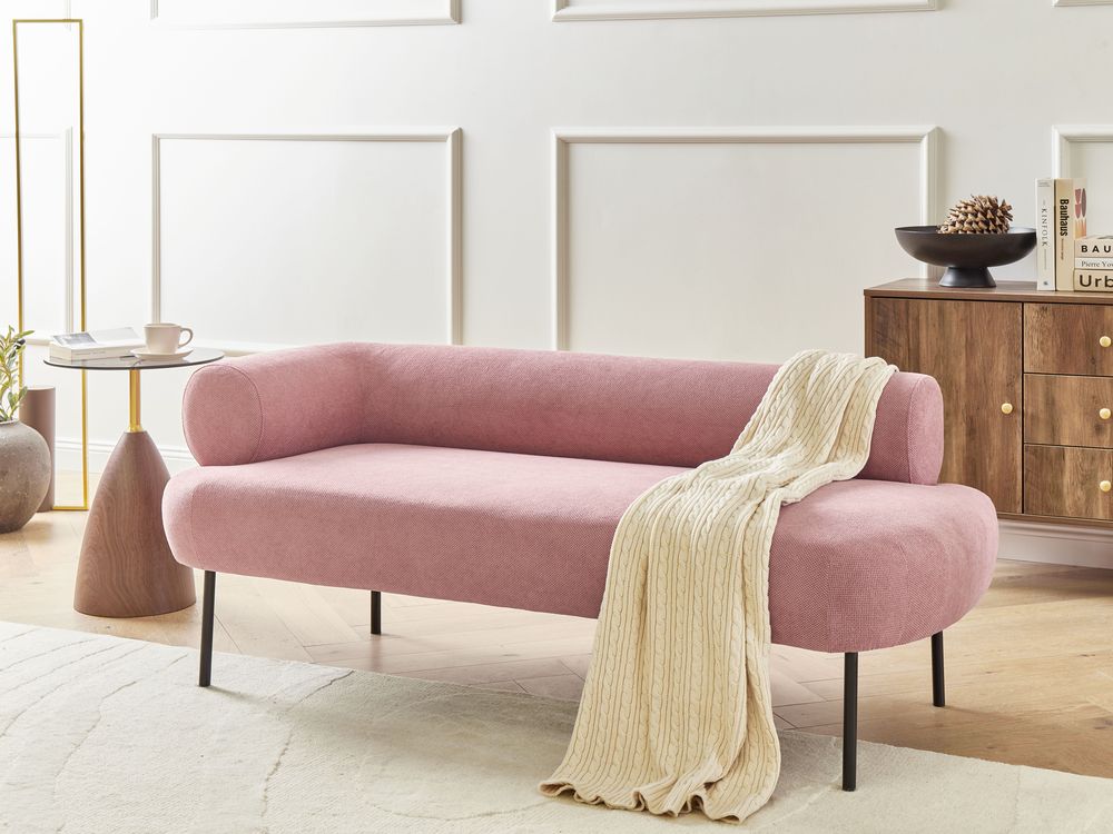 Armchair LOEN Fabric Taupe | Beliani.co.uk