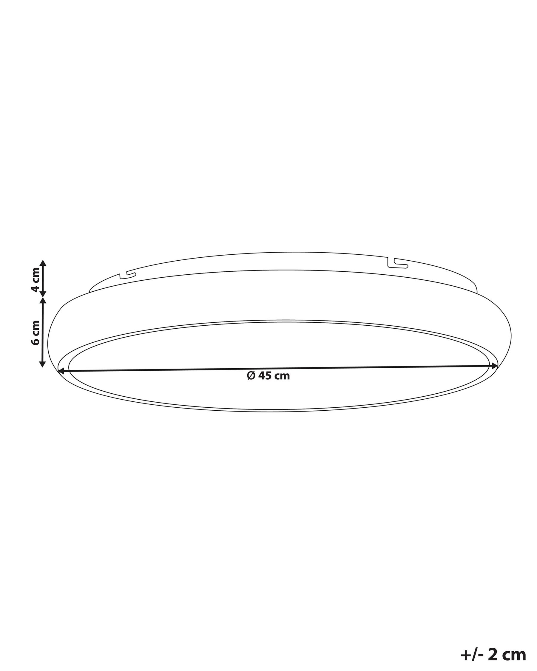 LED-taklampe ATARAN Metall Gull | Beliani.no