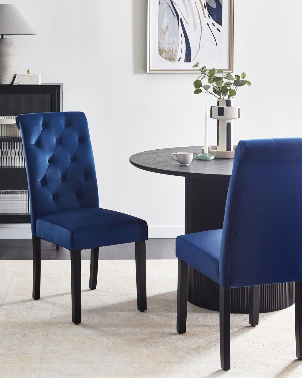 Set of 2 Dining Chairs FONDA II Light Green | Beliani.co.uk