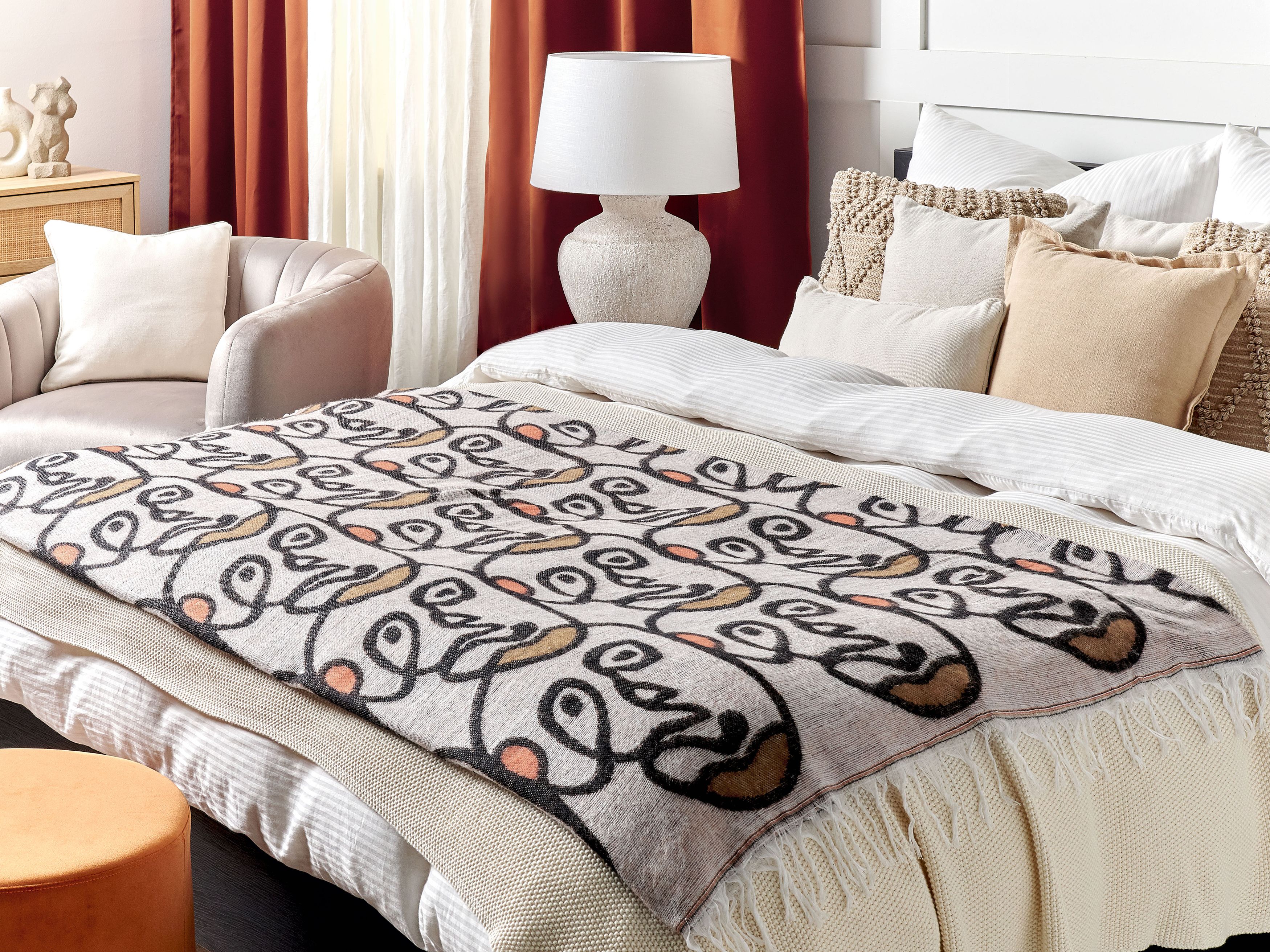 Couverture BARBOT 130 x 170 cm Multicolore | Beliani.fr