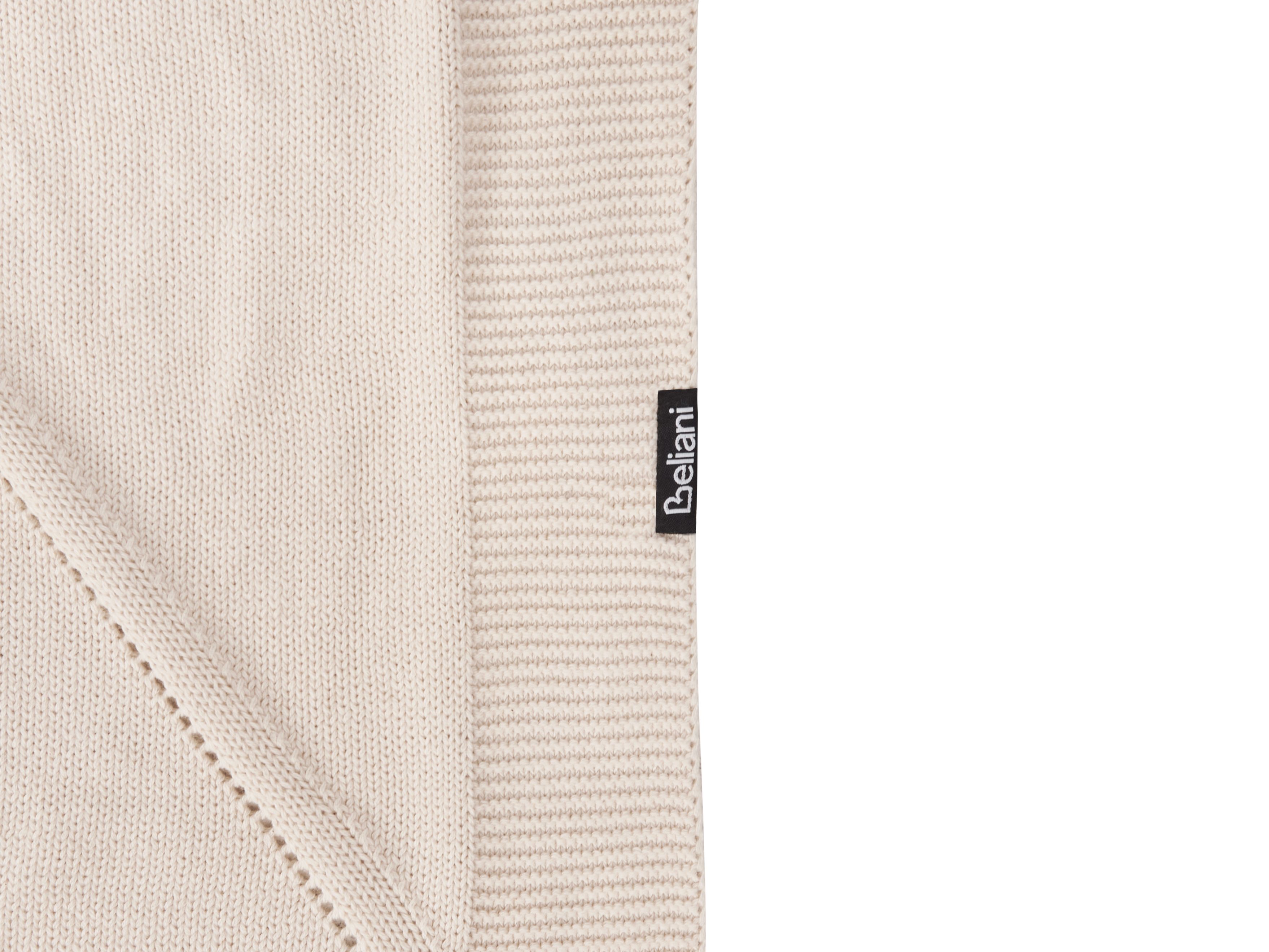 Blanket GAIDAR Cotton 130 x 170 cm Beige | Beliani.co.uk