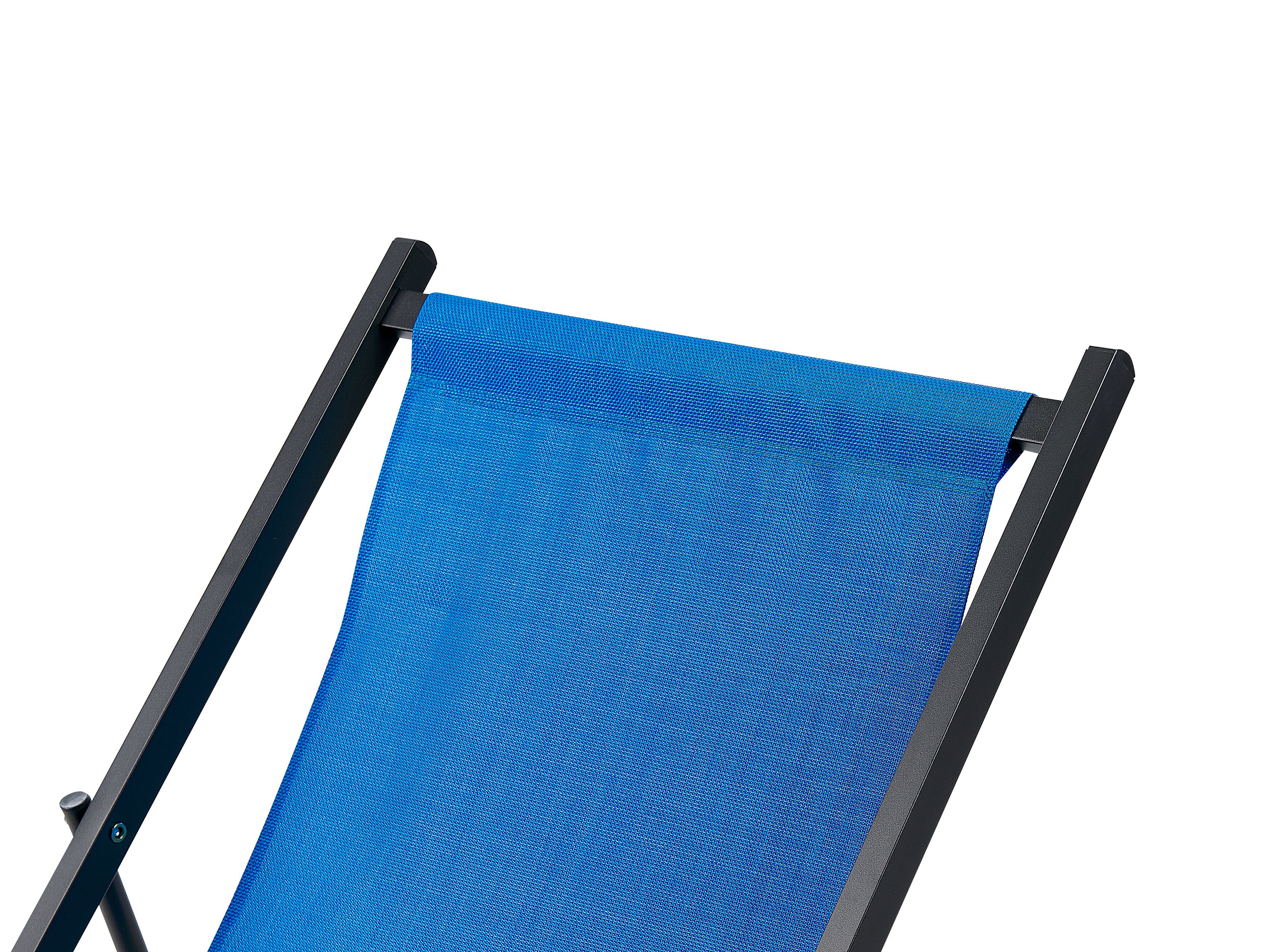 Chilienne pliante LOCRI II Métal Bleu | Beliani.fr