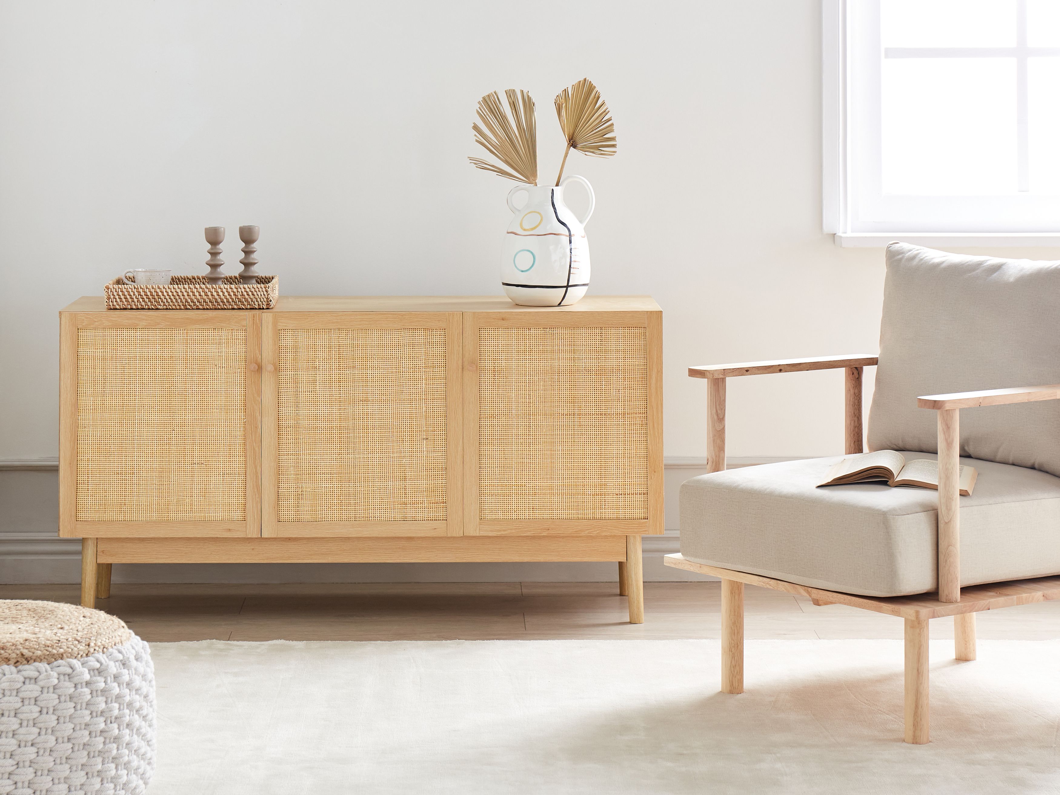Cabinet NIVO Light Brown | Beliani.co.uk