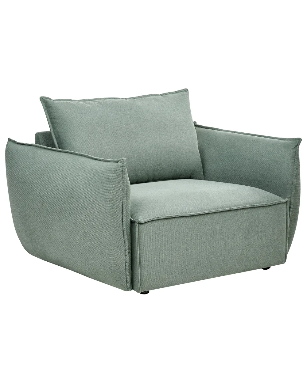Armchair KUNES Fabric Light Green | Beliani.co.uk