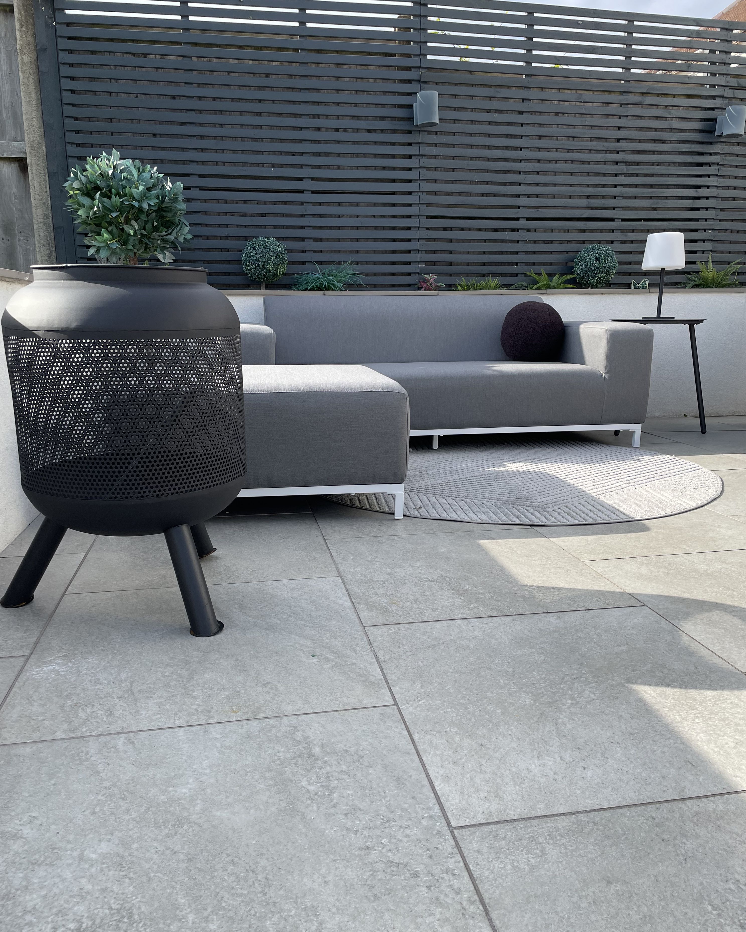 ROVIGO Poliéster Cinzento | Beliani.pt