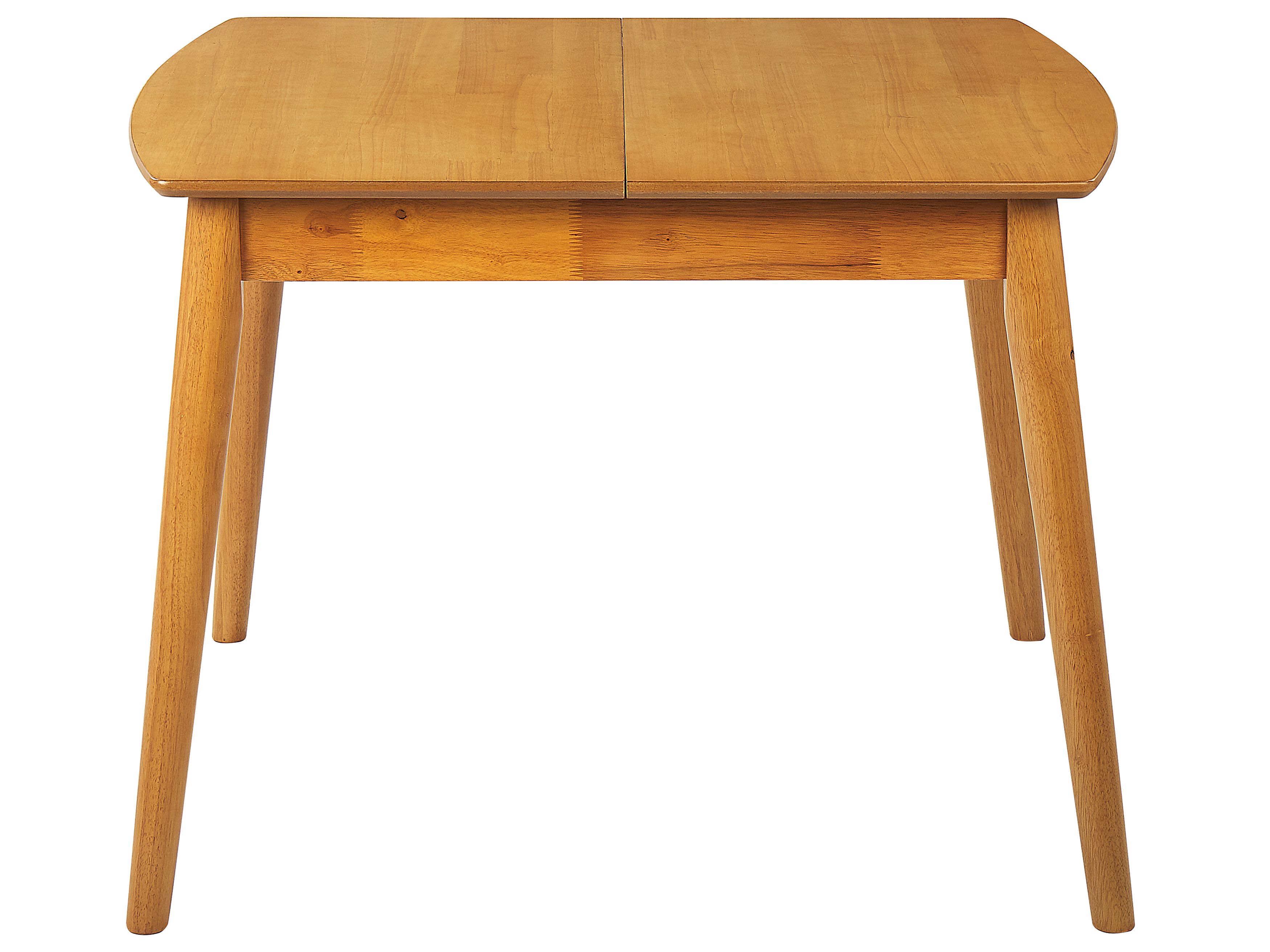 Table de salle à manger extensible TOMS Marron clair 100/130 cm 80 cm ...