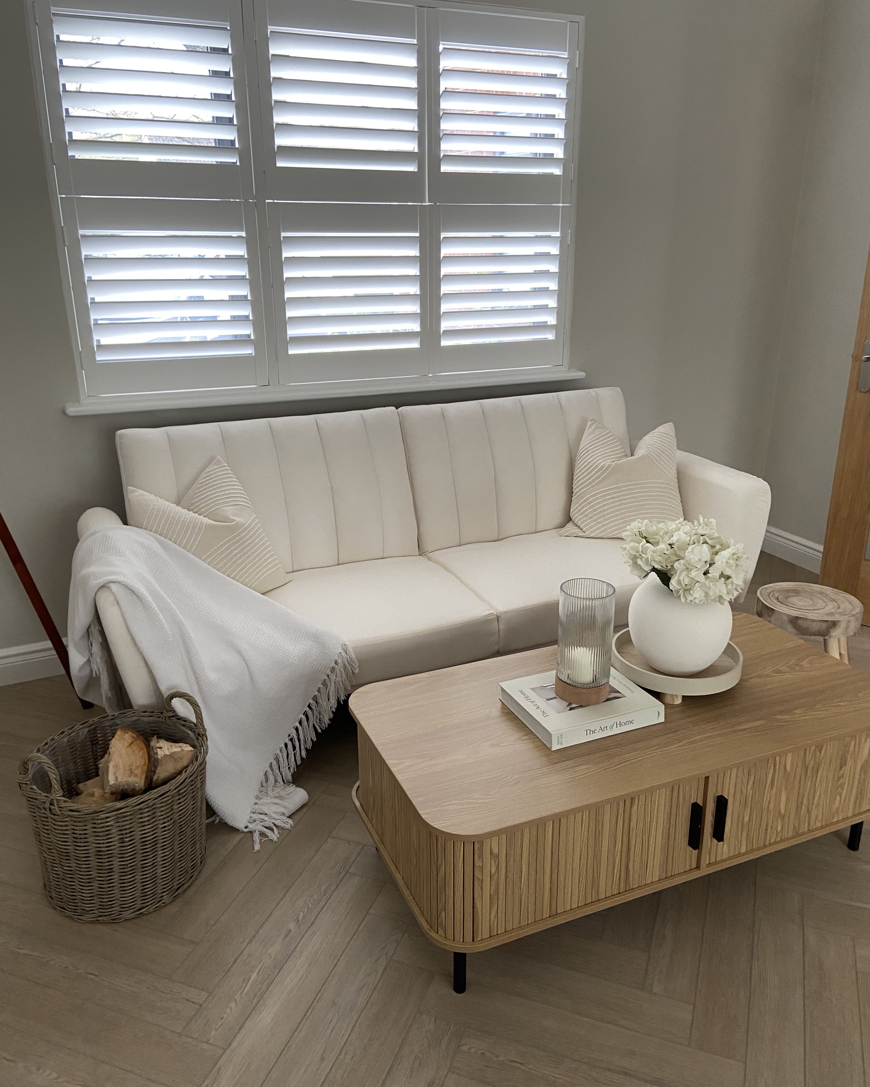 Blumenkorb 3er Set Rattan hellbraun rund PENDULA | Beliani.ch