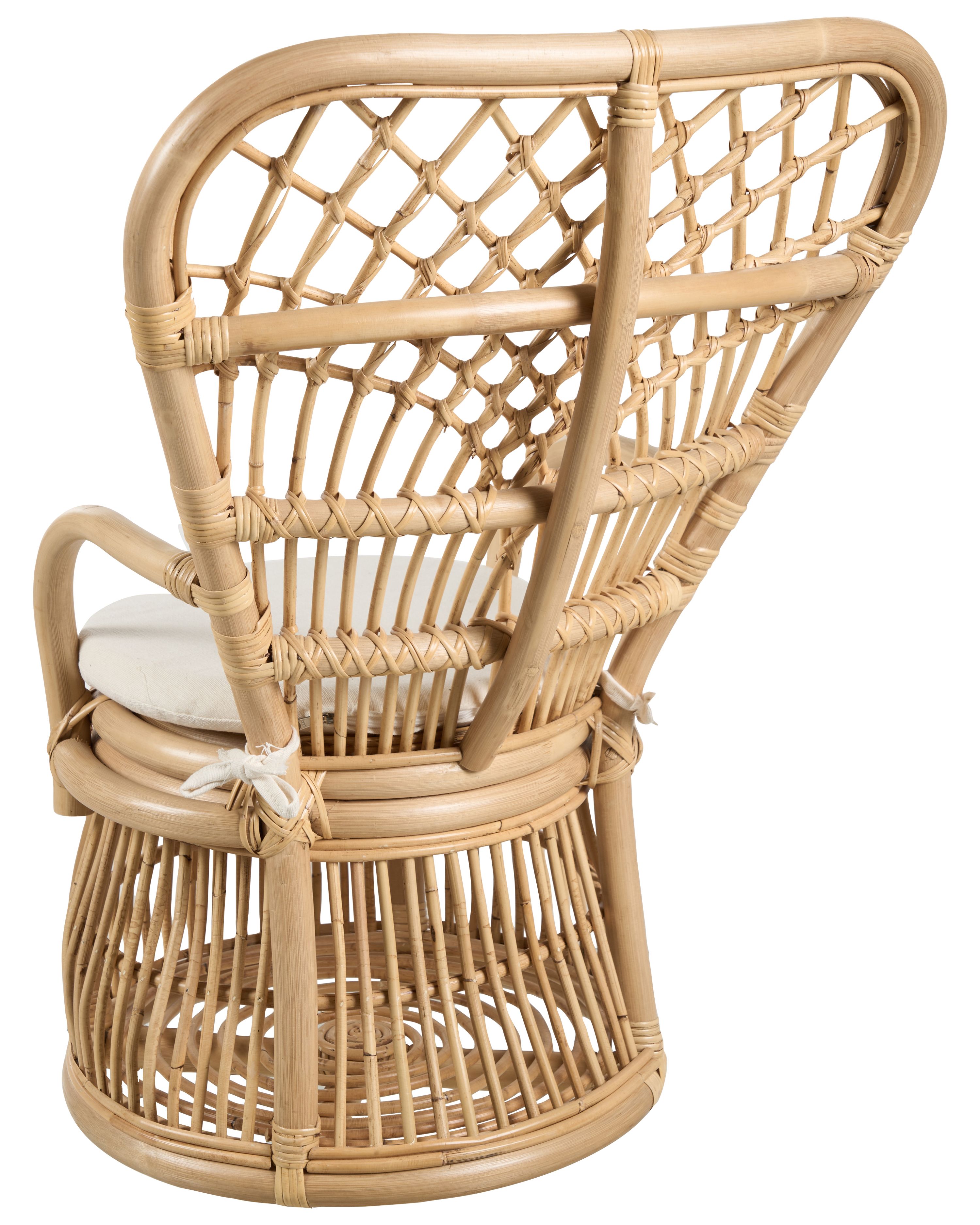 Rattan Kids Chair Natural TEMENI | Beliani.co.uk