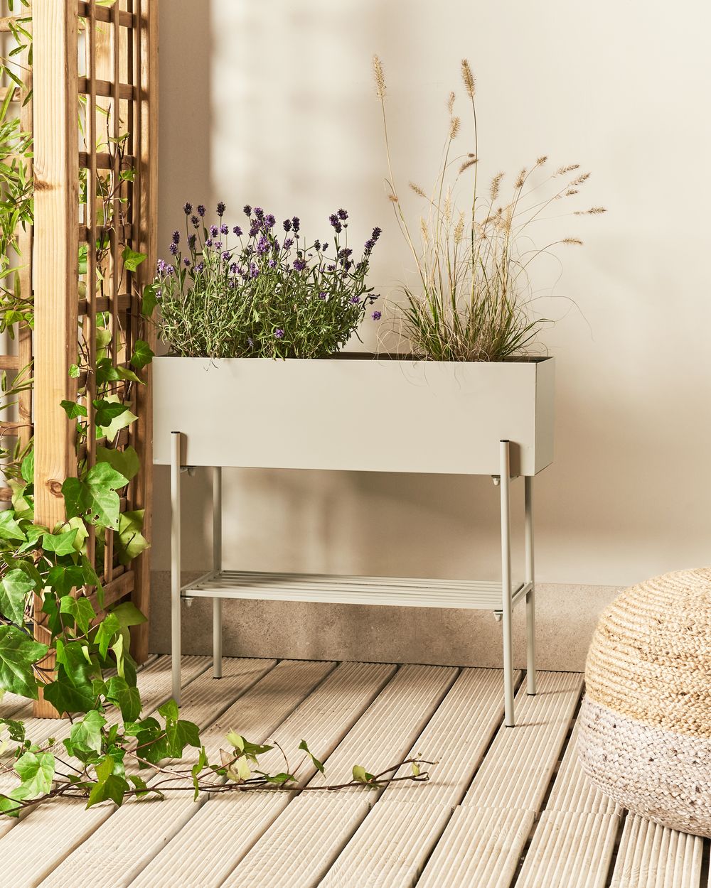 Plant Stand TAMARIX Metal 35 cm Black | Beliani.co.uk