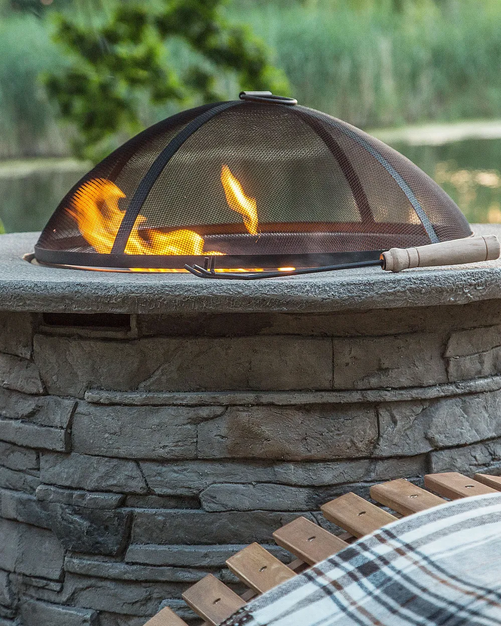 Round Brick Fire Pit