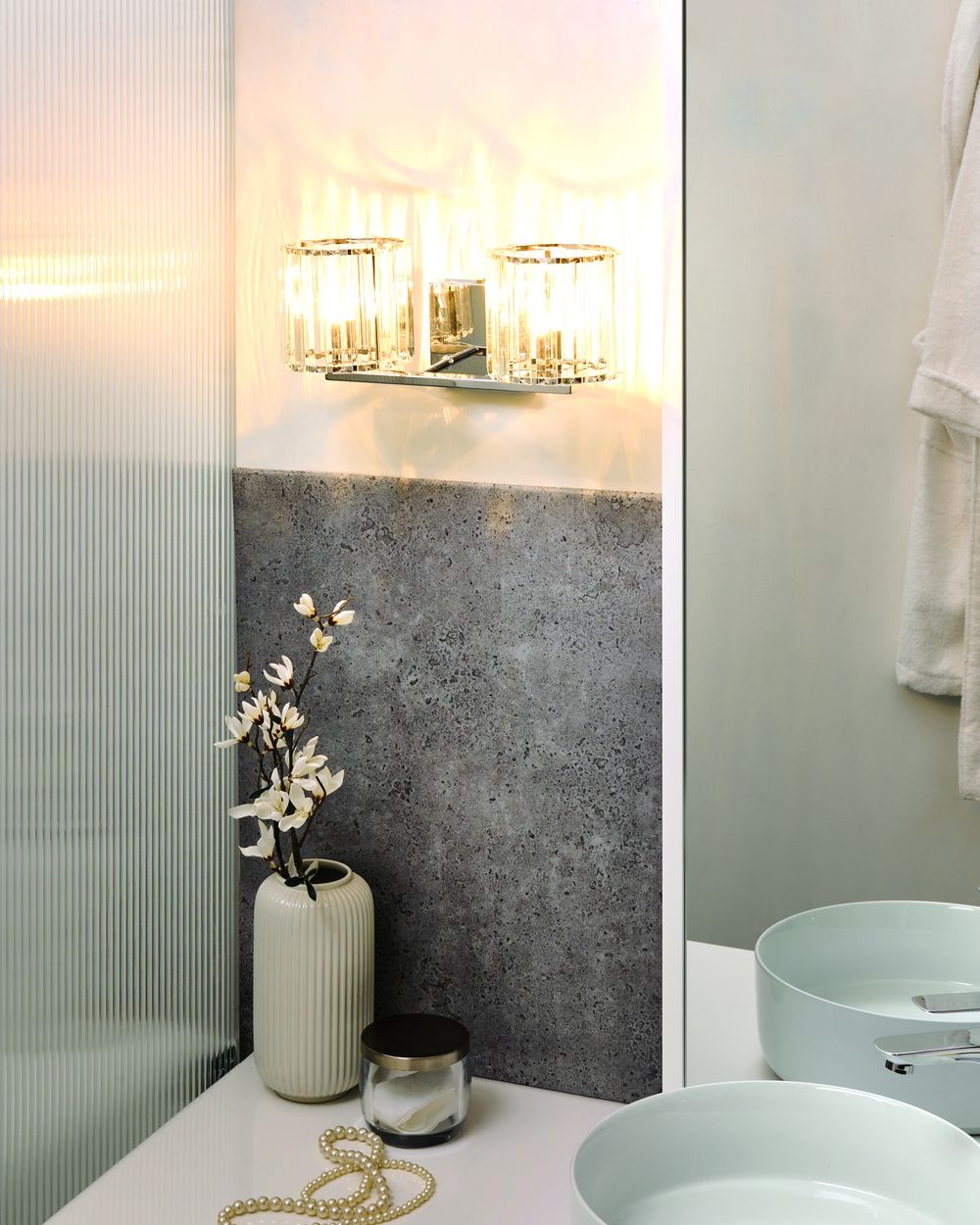 Lot de 2 spots ERMA Réglable Métal Doré | Beliani.fr