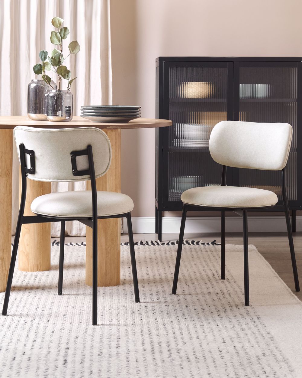 Dining Table SHERIDAN Natural Ash Wood 180 cm 100 cm | Beliani.at