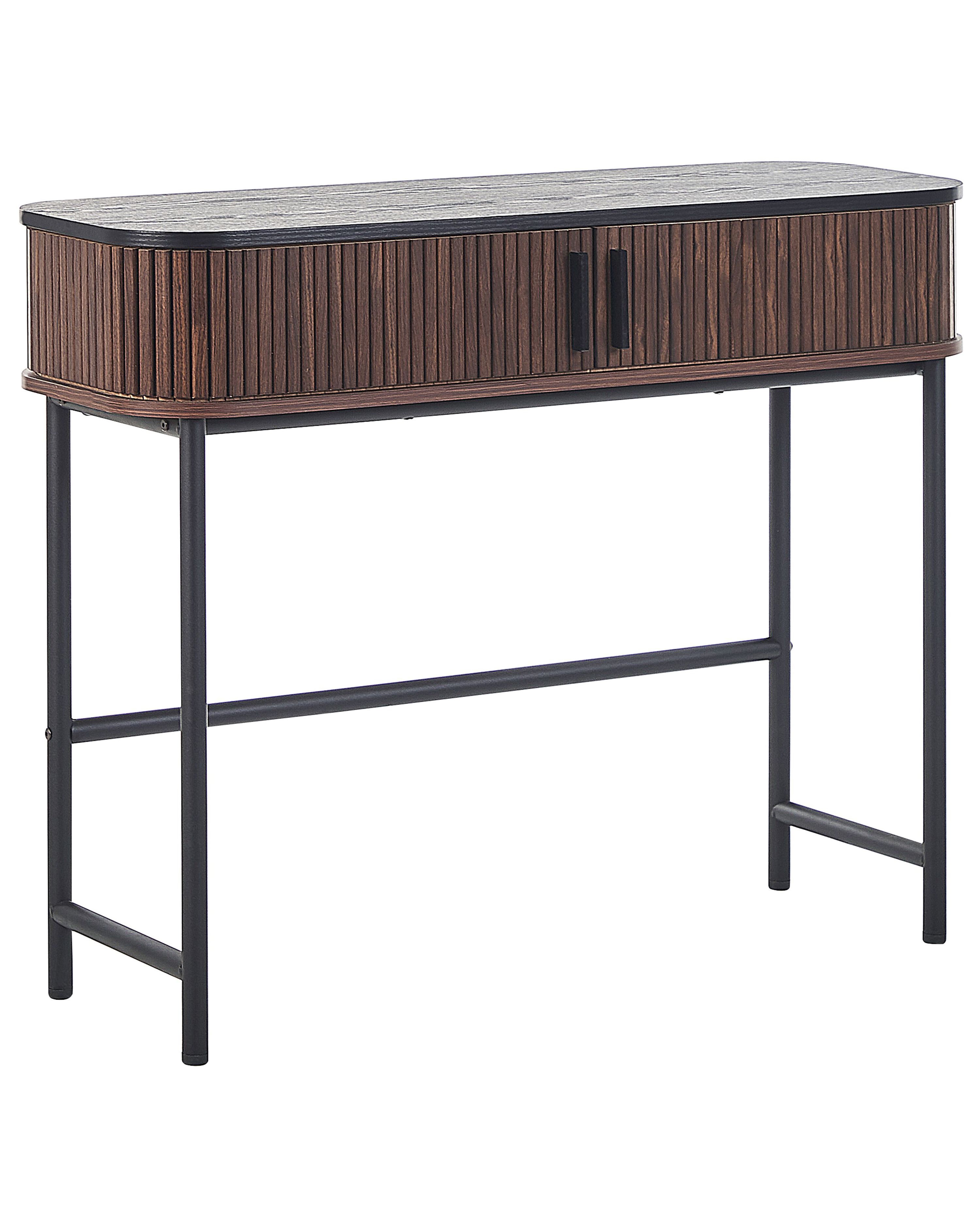 Sidetable JOSE Donkerbruin | Beliani.nl