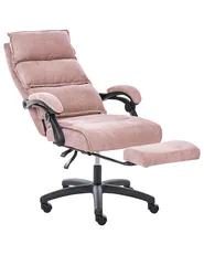 Executive Chair EATON Chenille Pastel Pink | Beliani.es