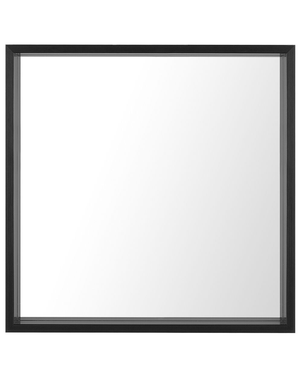 Wall Mirror BRIGNOLES 50 cm 50 cm Black Beliani