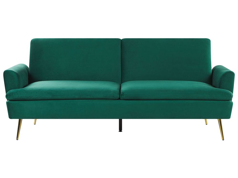 Green blue velvet sofa store