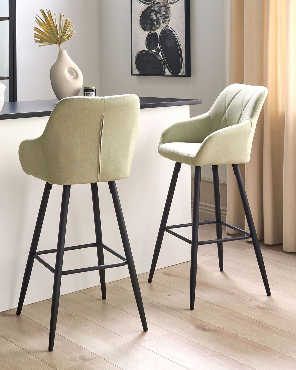 Fabric bar chairs store