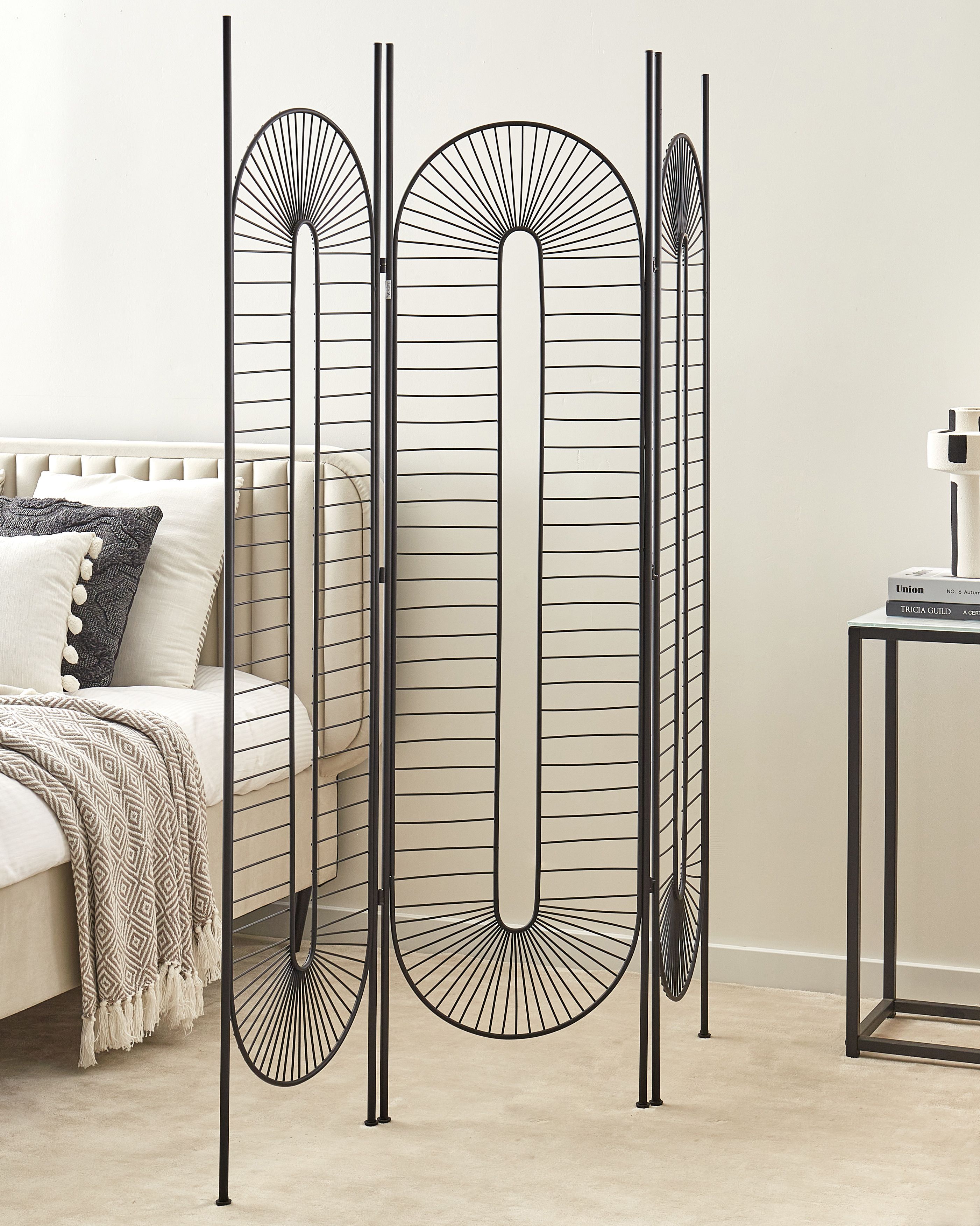 3 panelers rumdeler NOALE Sort 135 cm 170 cm | Beliani.dk