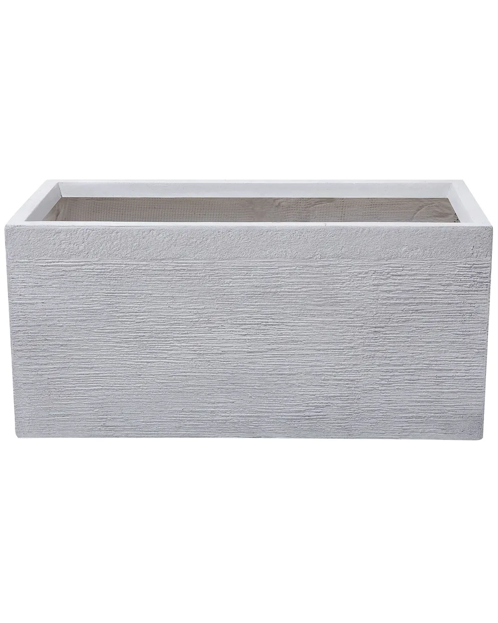 Plant Pot MYRA 80 cm White | Beliani.co.uk